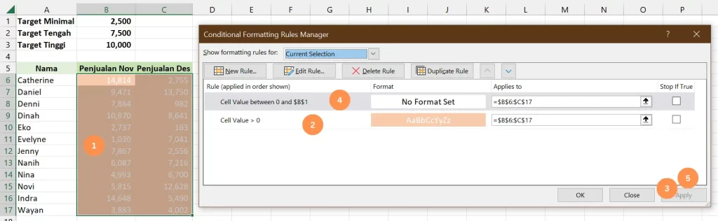 Cara Menggunakan Conditional Formatting di Excel | Excelandor