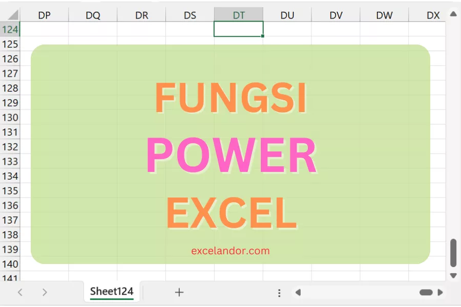 Fungsi POWER Excel: Rumus Menghitung Pangkat dengan Contoh