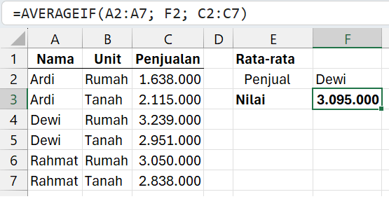 Cara Menghitung Rata-rata di Excel: Otomatis, Manual, Rumus